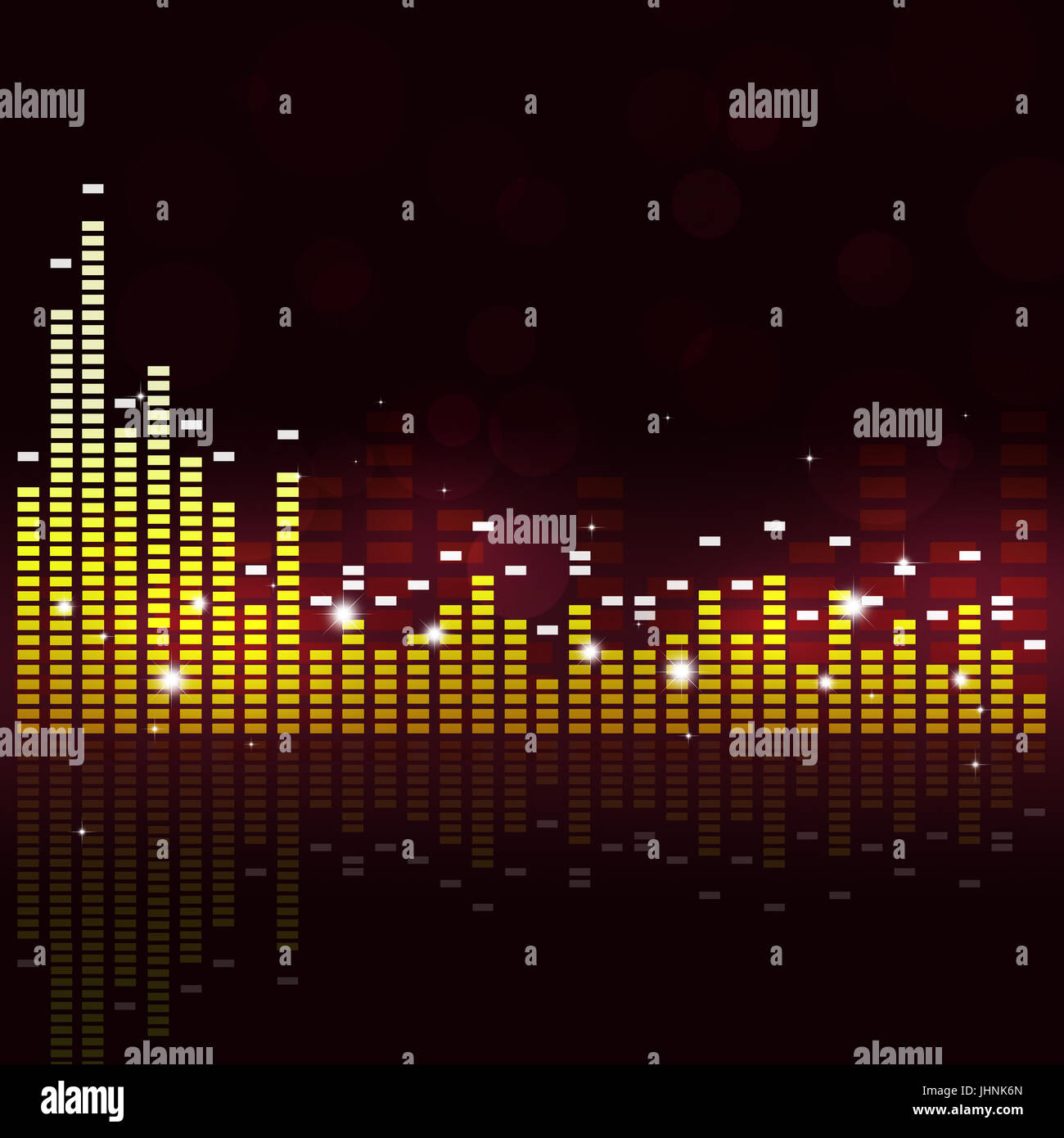 abstract multicolor music equalizer background for active parties Stock ...