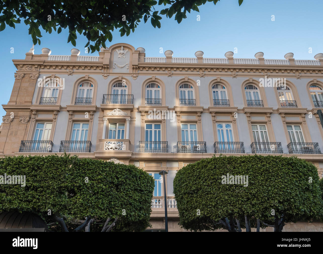 Panoramic view of manor house in the center of Almeria, beautiful ...