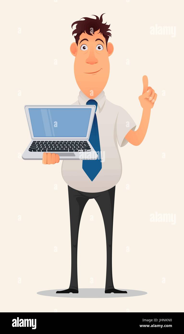 Young smiling handsome man pointing Stock Vector Images - Alamy