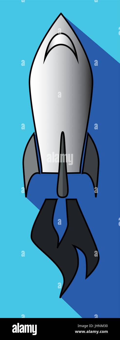 Long rocket Stock Vector Images - Alamy