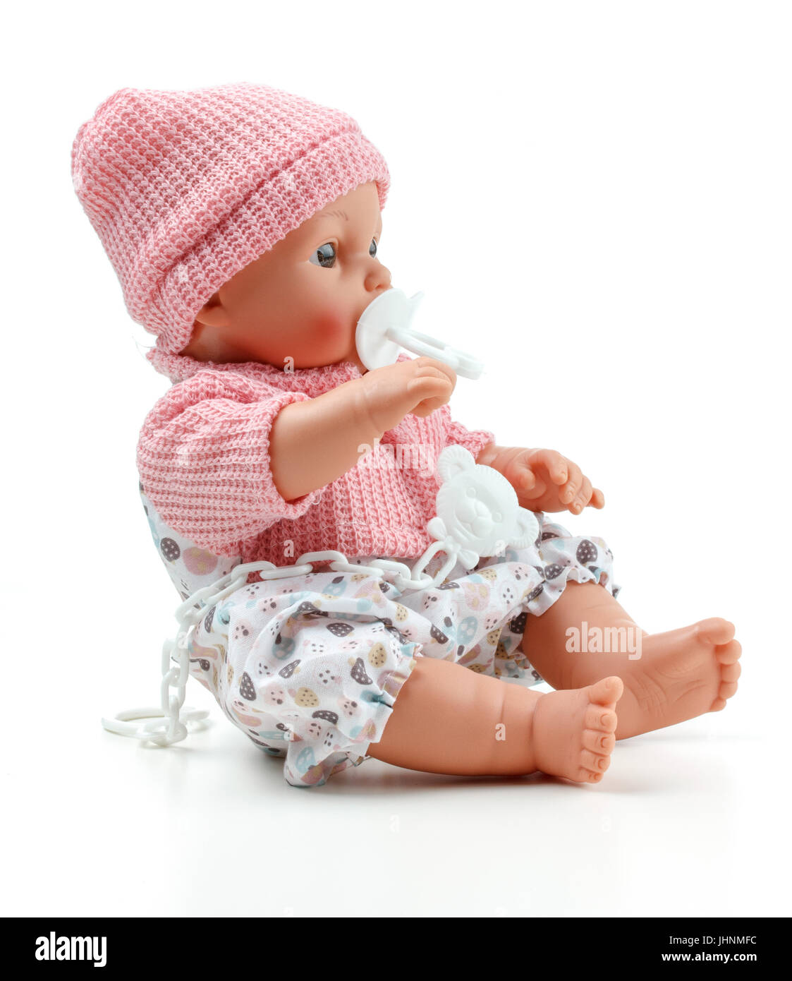 Little girl pacifier Cut Out Stock Images & Pictures - Alamy