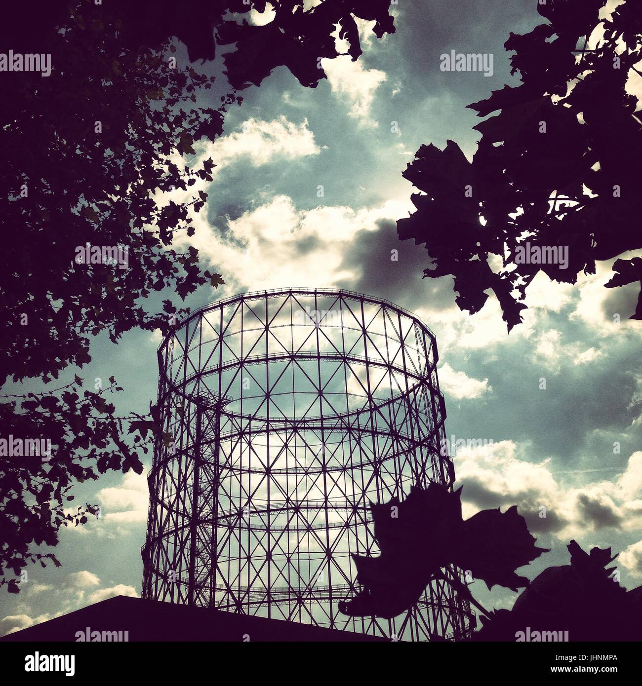 Gazometro, the former gas pipe system of Rome, Ostiense quarter, Rome ...