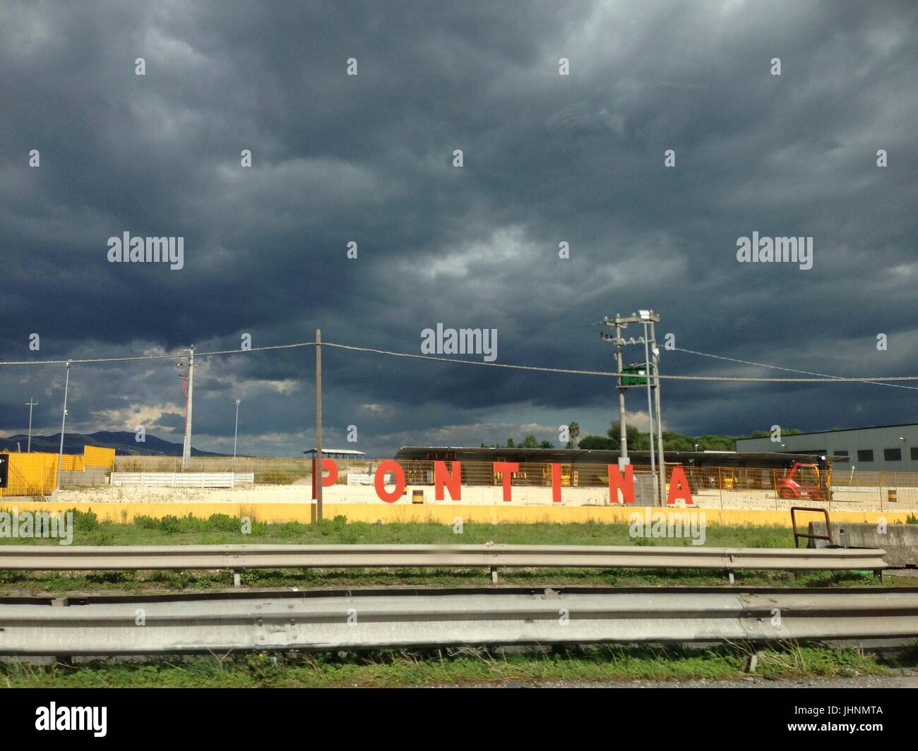 Street Pontina, near Rome, Italy Credit © Anna Retico/Sintesi/Alamy ...