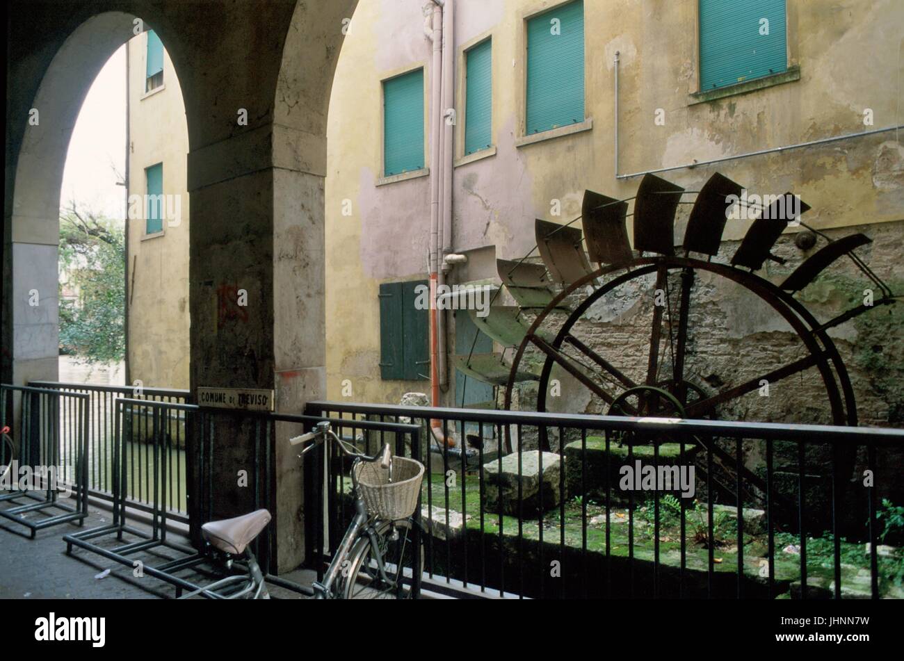 Treviso (Veneto, Italy), old town centre Stock Photo - Alamy