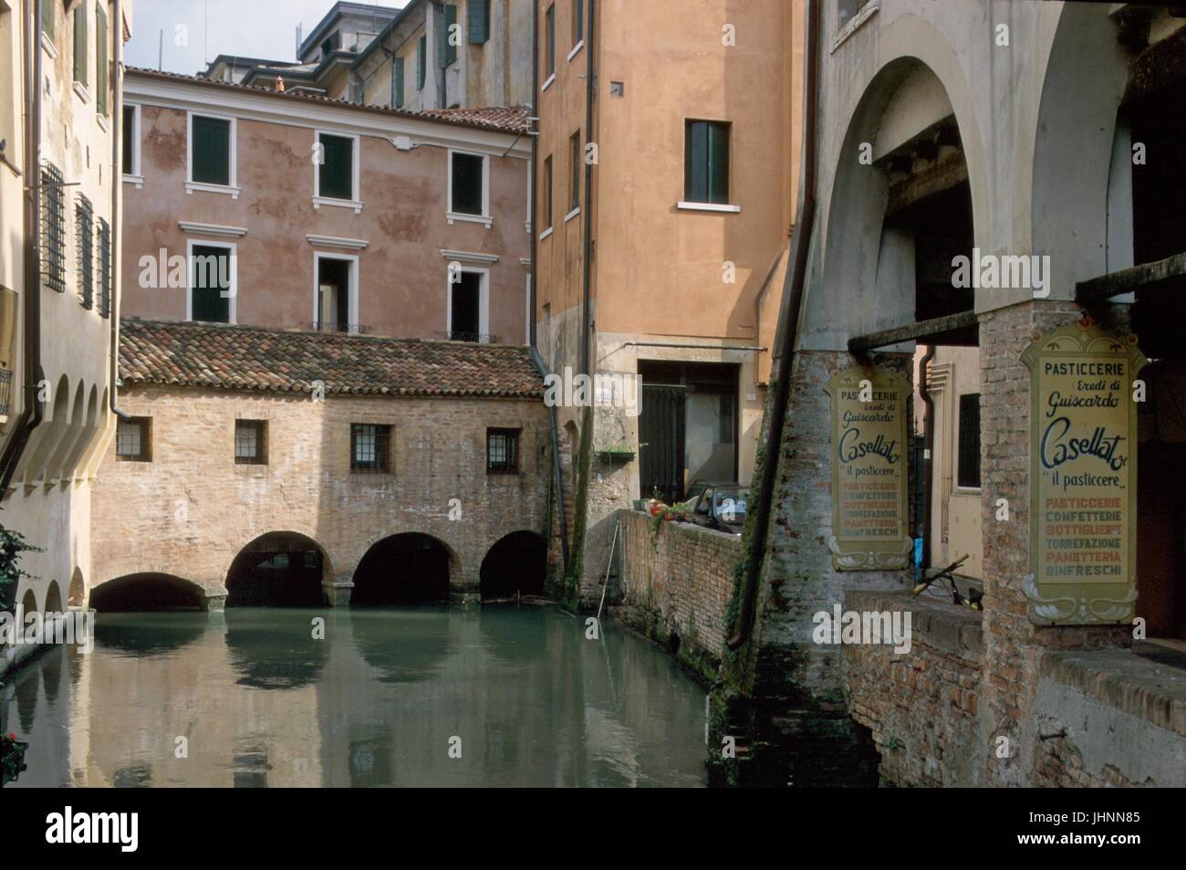 Treviso (Veneto, Italy), old town centre Stock Photo - Alamy