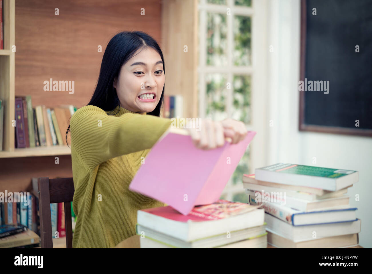 Exam stressed hi-res stock photography and images - Alamy