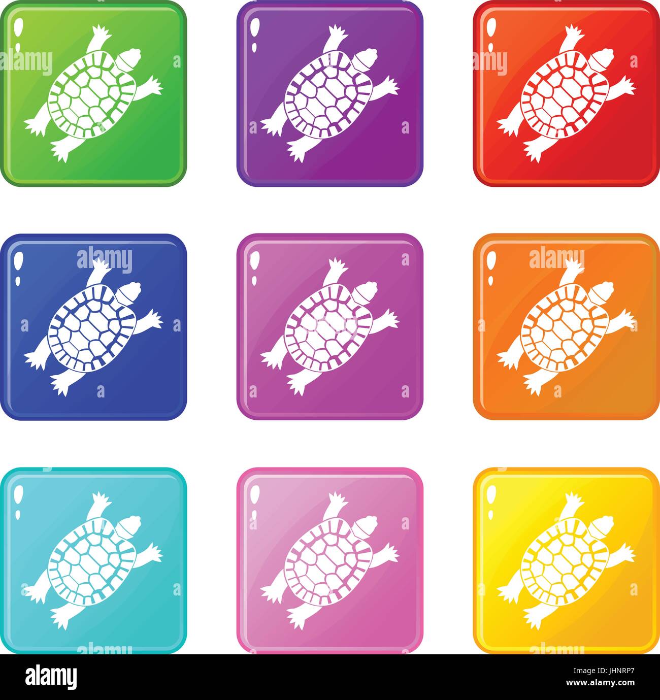 Sea turtle swimming sand Stock Vector Images - Alamy