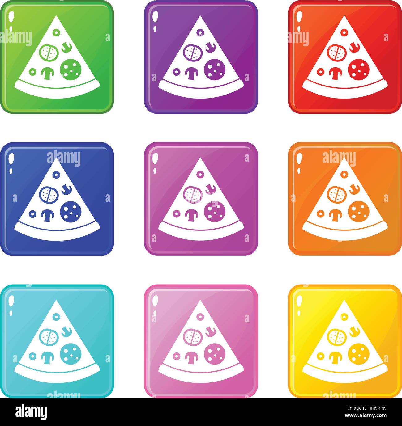 Slice of pizza, simple style Stock Vector Image & Art - Alamy