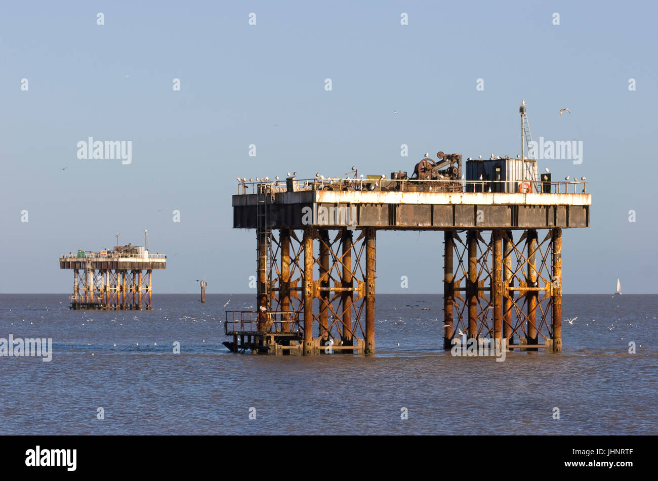 Sizewell seawater inlet and outlet stations for cooling the reactors at ...