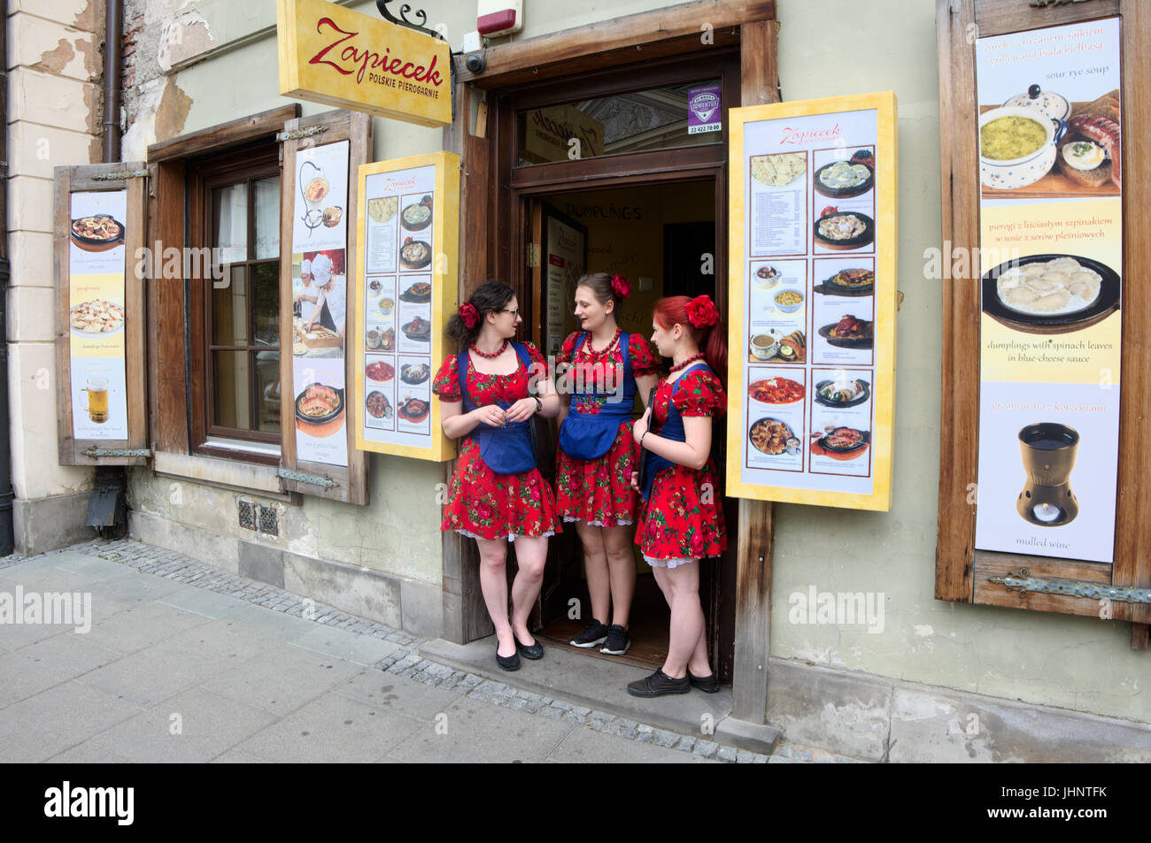 Waitresses in traditional costumes hi-res stock photography and images ...
