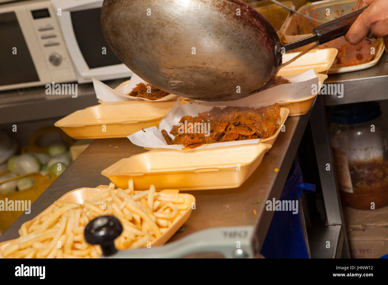 Staff prepare, cook and serve a range of English and Bengali meals at ...