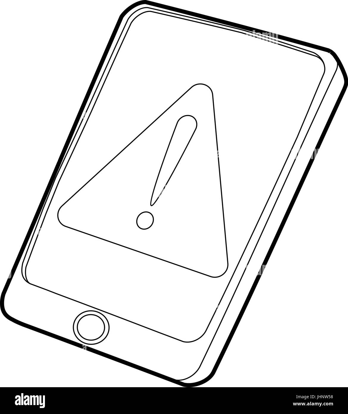 Gadget primary attention icon, outline style Stock Vector Image & Art ...