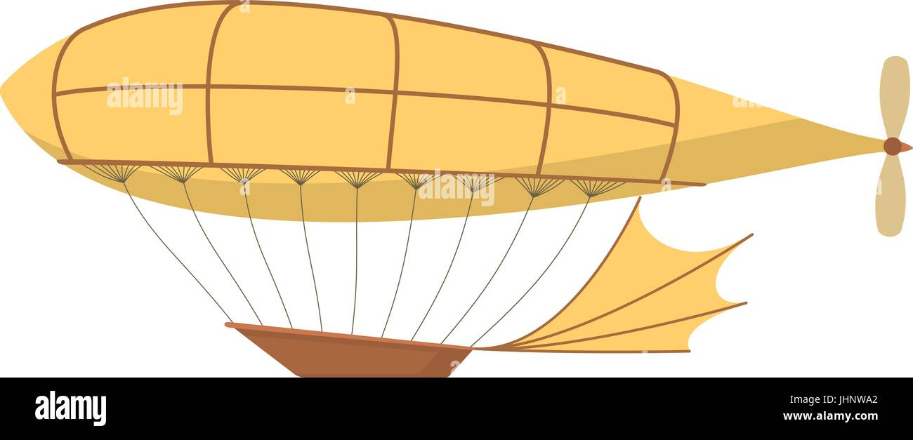 Airship icon, cartoon style Stock Vector Image & Art - Alamy