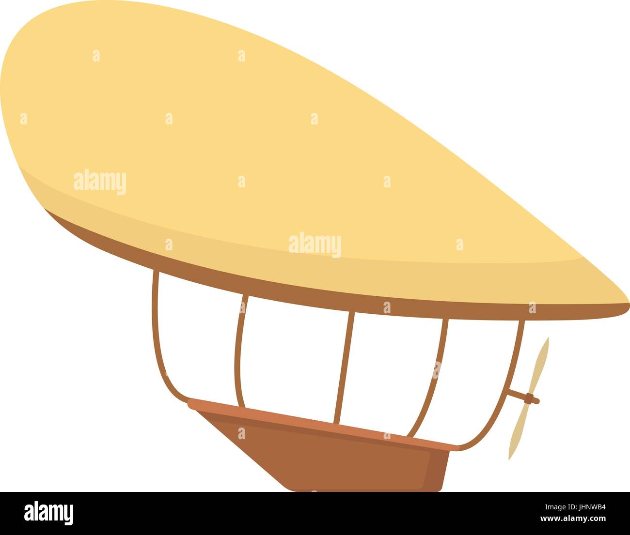Airship icon, cartoon style Stock Vector Image & Art - Alamy