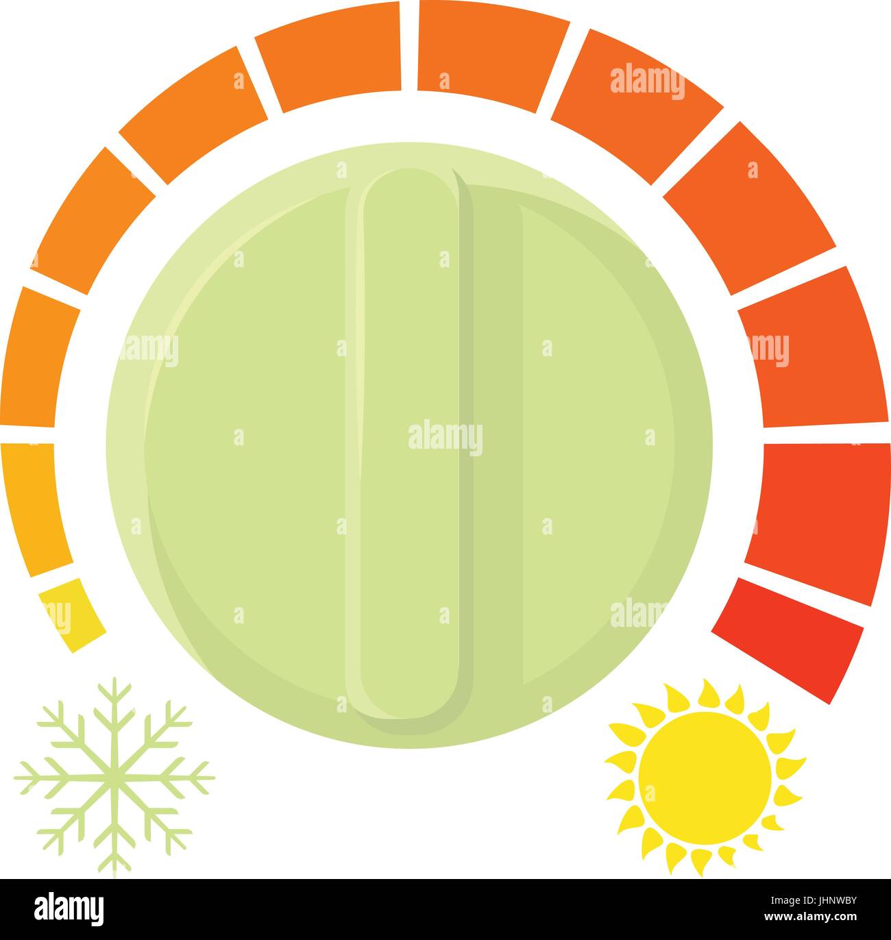 Cold heat regulator icon, cartoon style Stock Vector Image & Art - Alamy