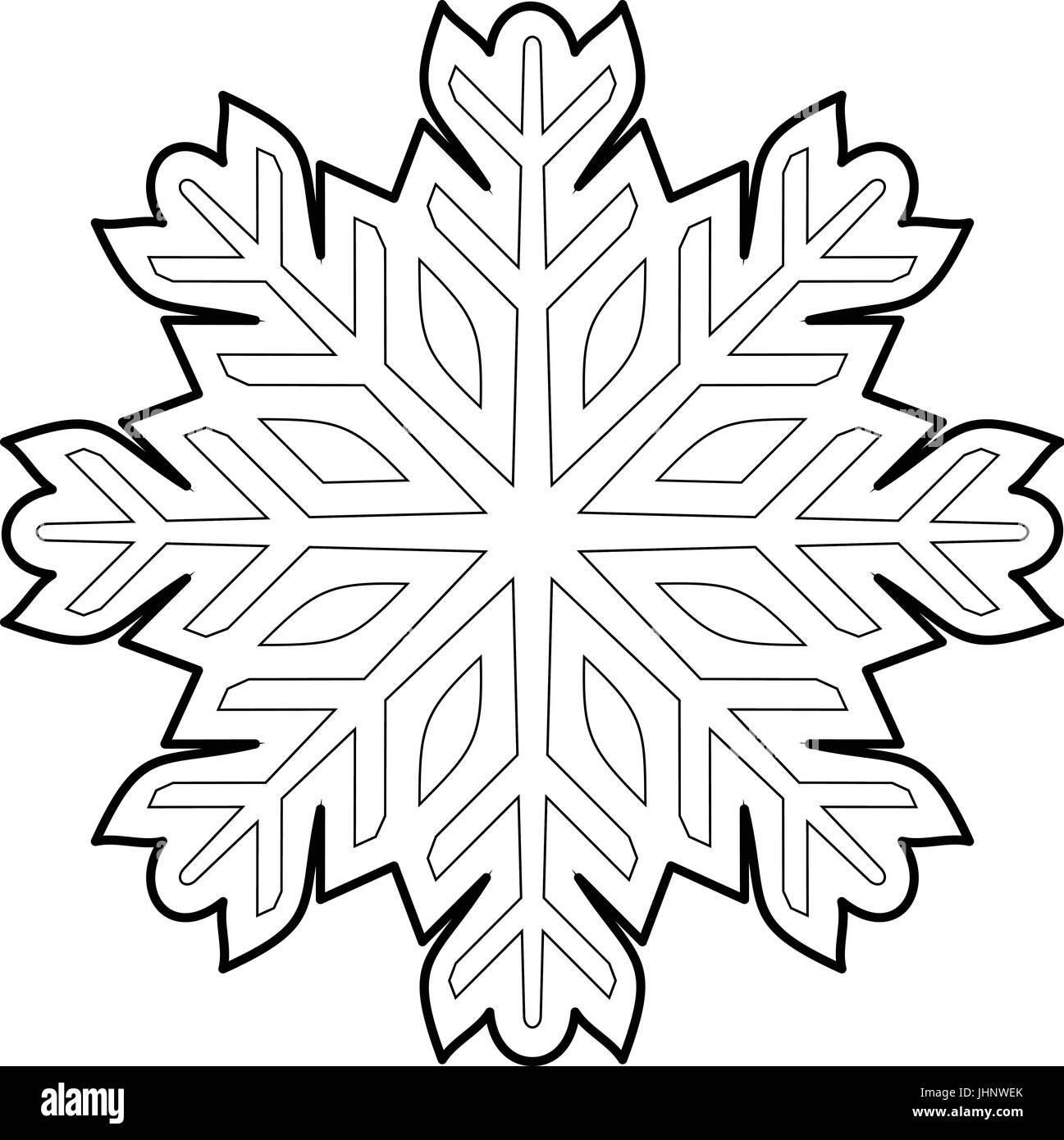 Cold icon, outline style Stock Vector Image & Art - Alamy