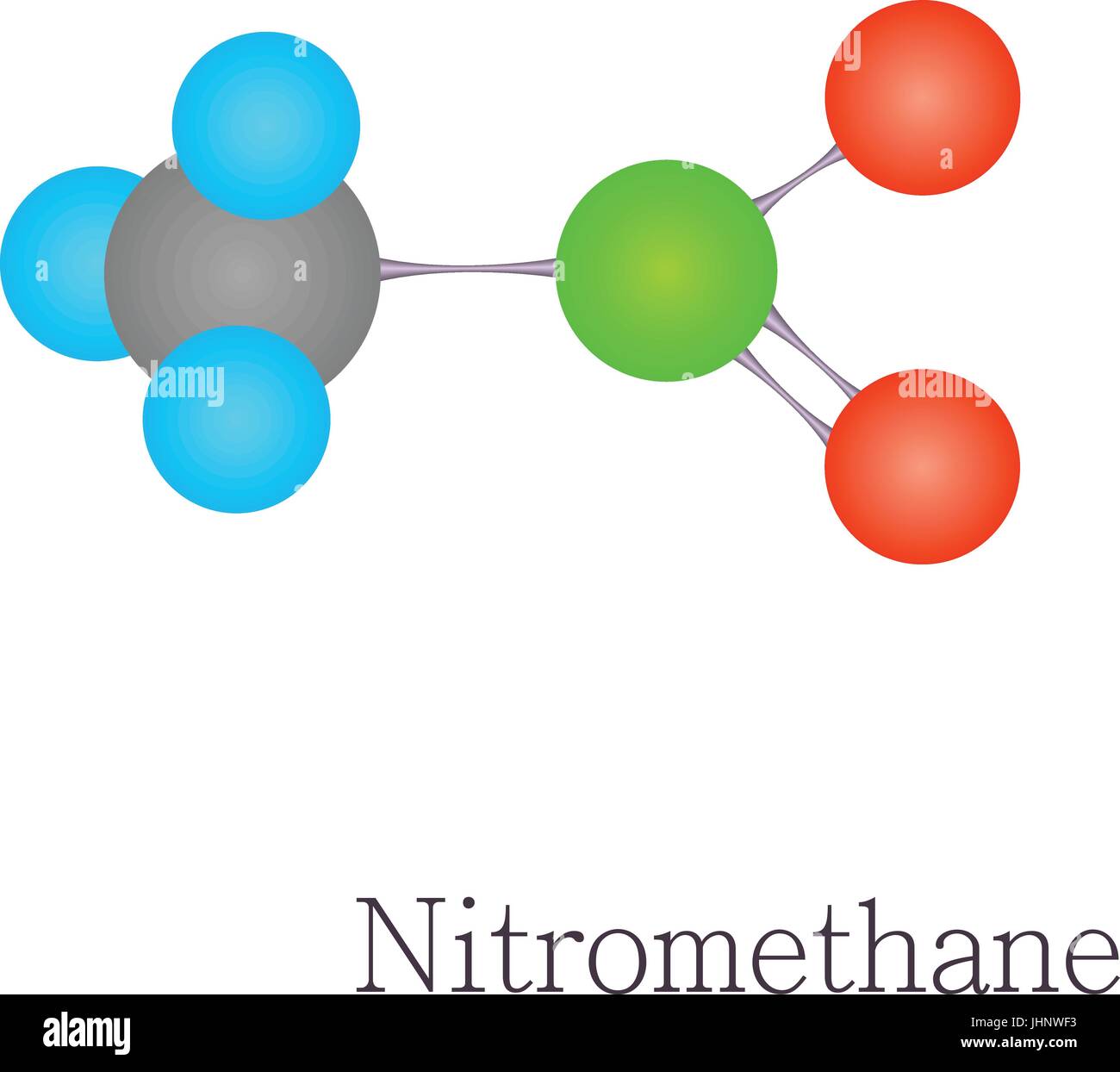 Nitromethane molecule hi-res stock photography and images - Alamy