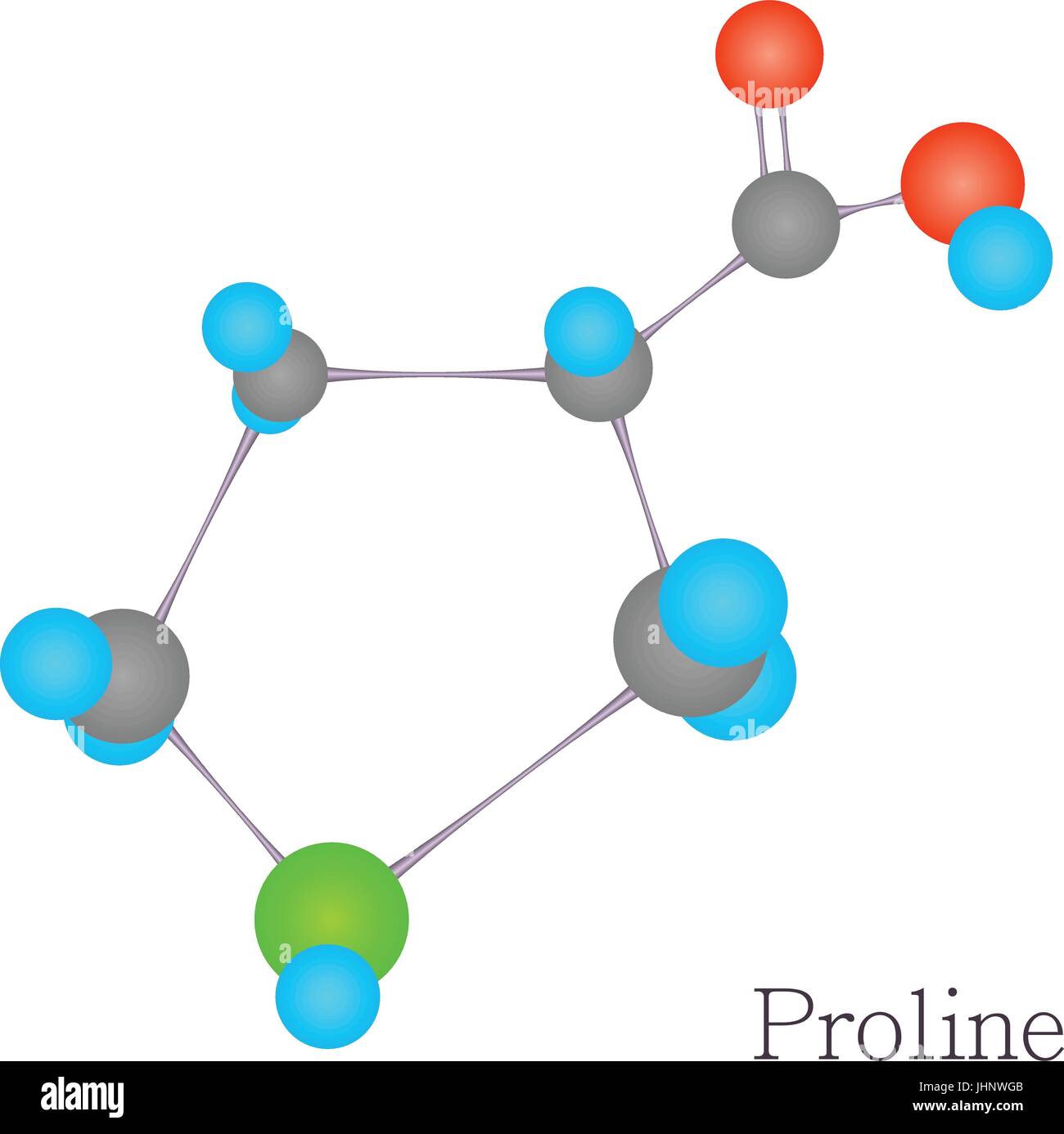 3d model molecule amino acid Stock Vector Images - Alamy