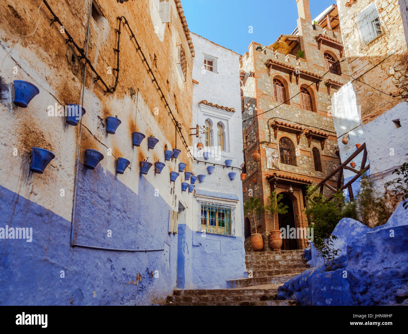 Morocco chefchaouen residential house hi-res stock photography and ...