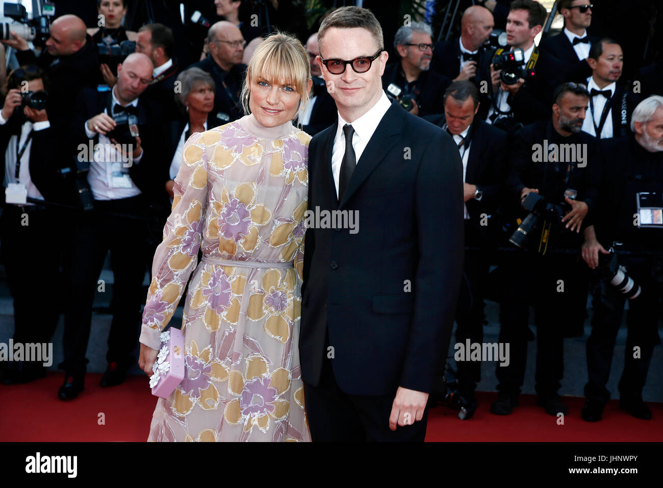CANNES, FRANCE - MAY 23: Liv Corfixen and Nicolas Winding Refn attend ...