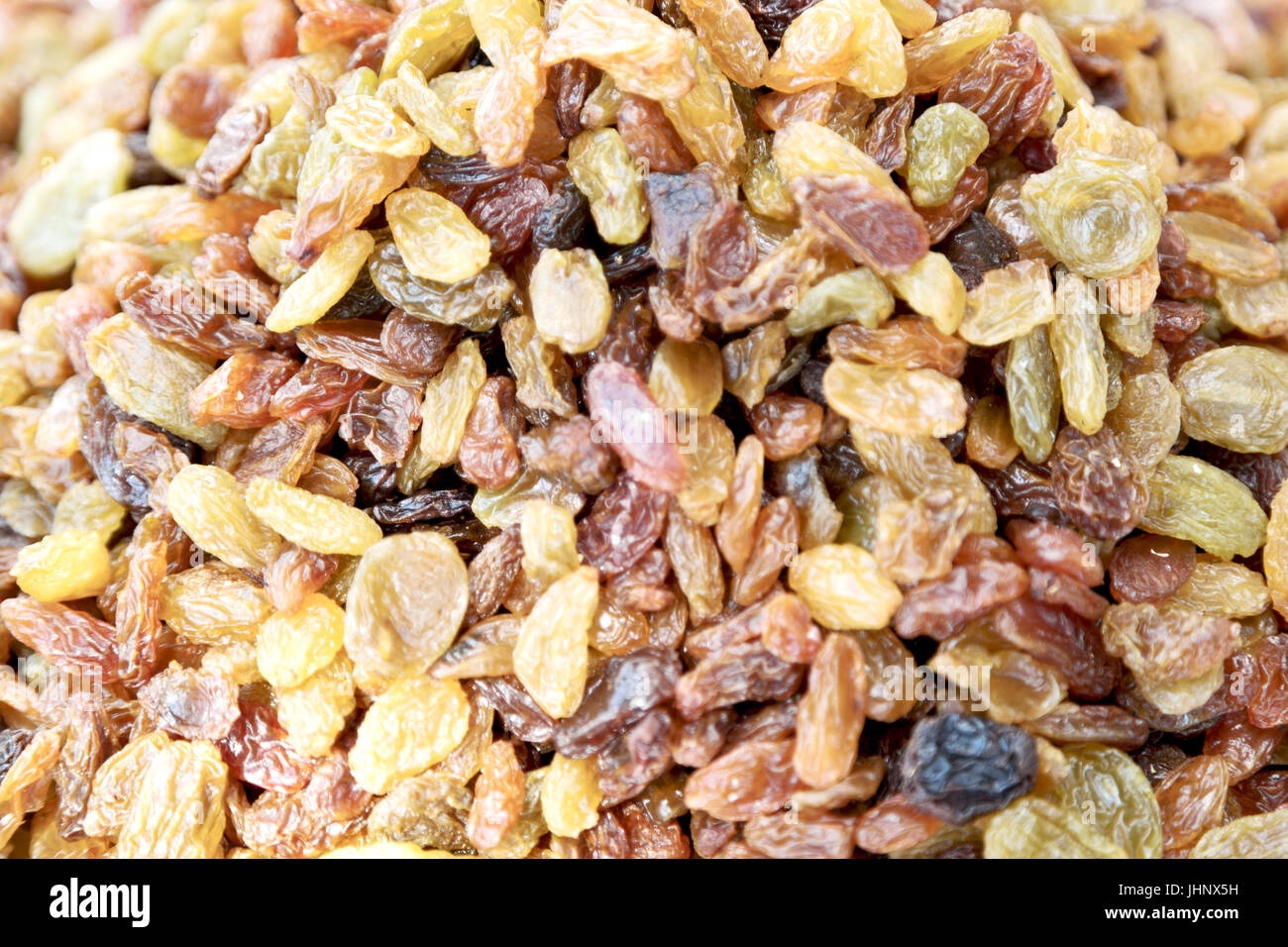 in the bazzar lots of dried raisin fruits like healty food concept ...