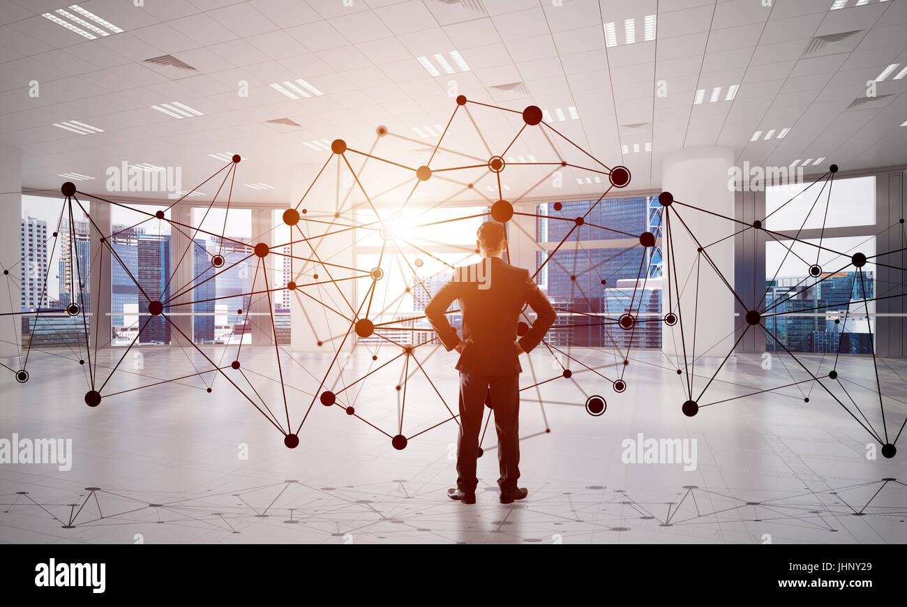 Networking and social communication concept as effective point for ...
