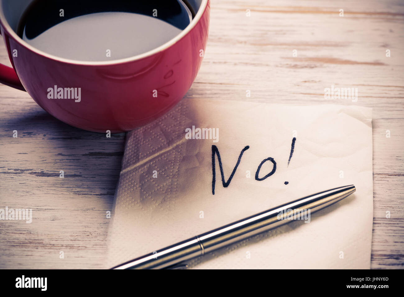 Napkin message advice hi-res stock photography and images - Alamy