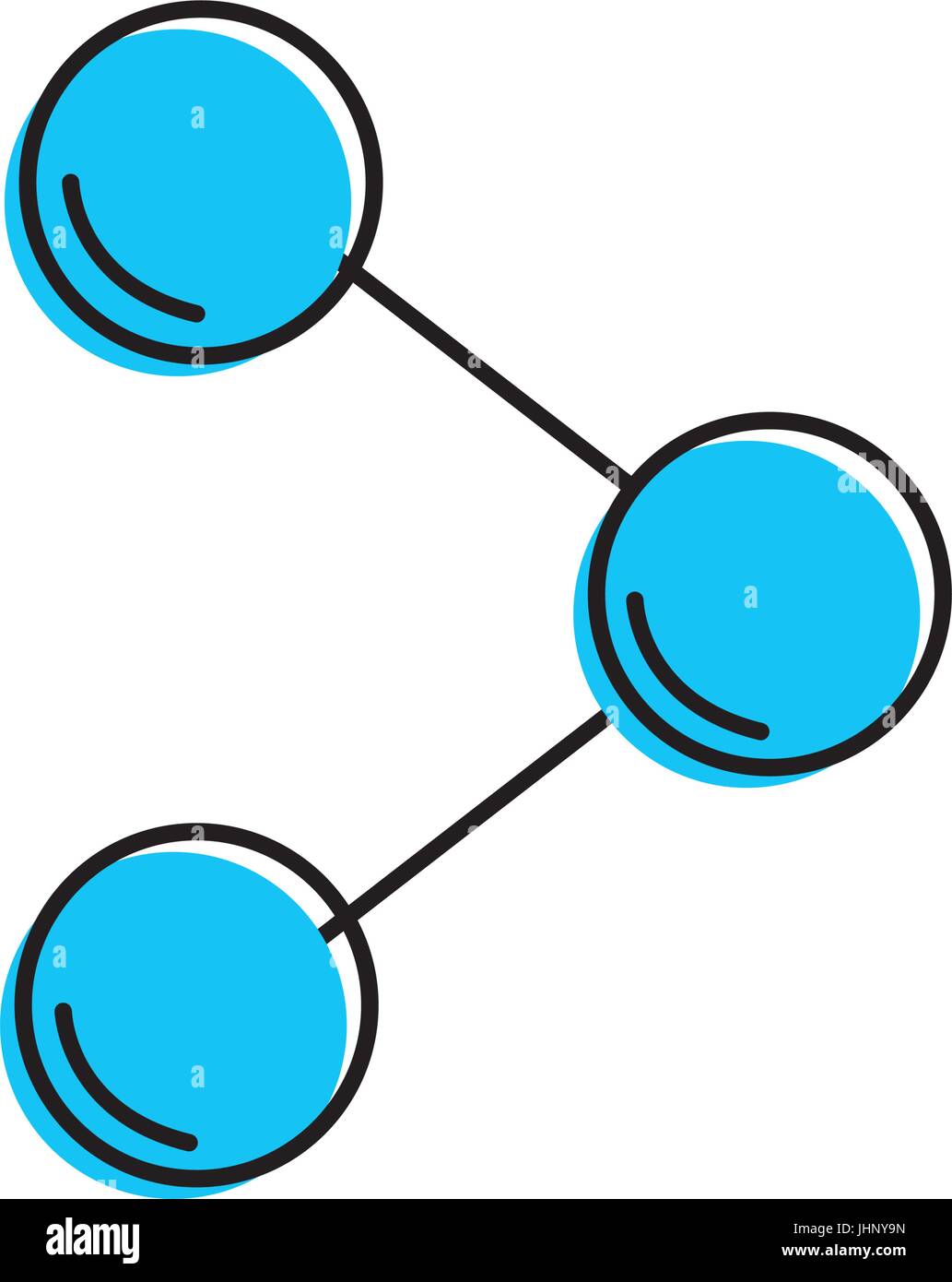 share technology icon to communication information Stock Vector Image ...