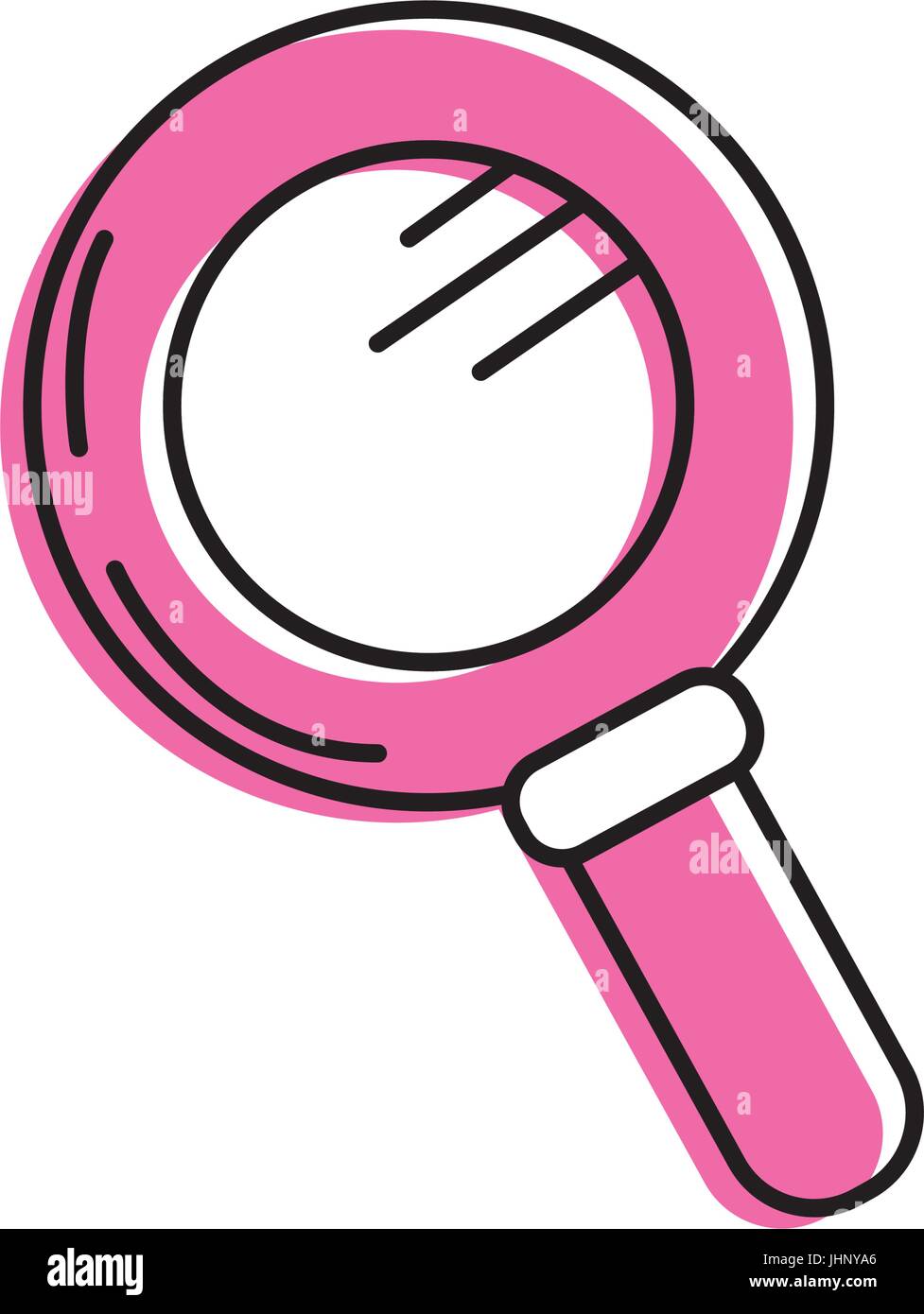 magnifying glass tool to explore Stock Vector Image & Art - Alamy