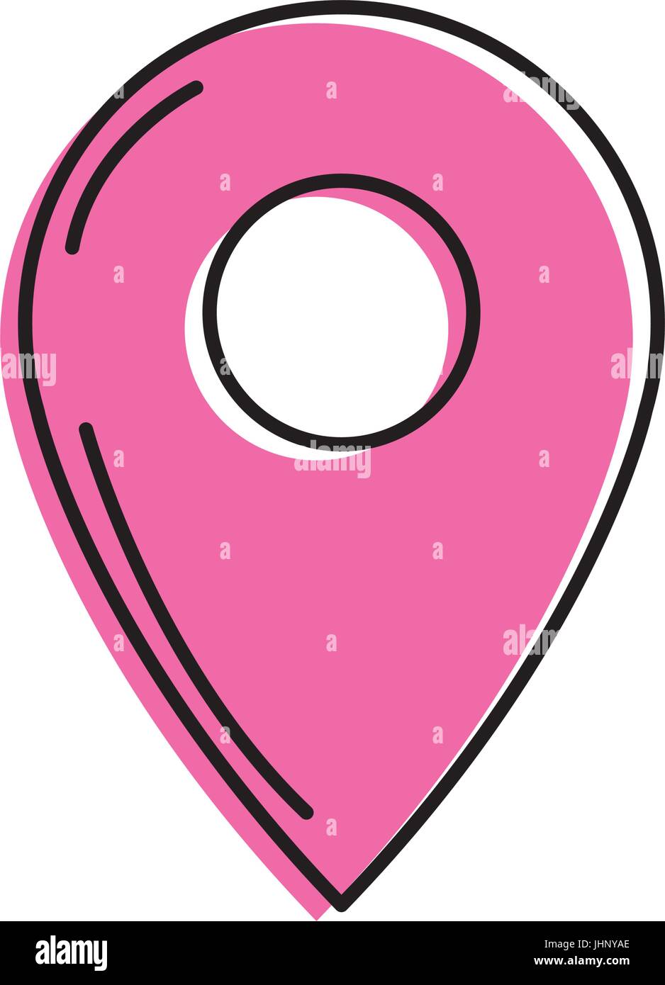 symbol ubication to explore map location Stock Vector Image & Art - Alamy
