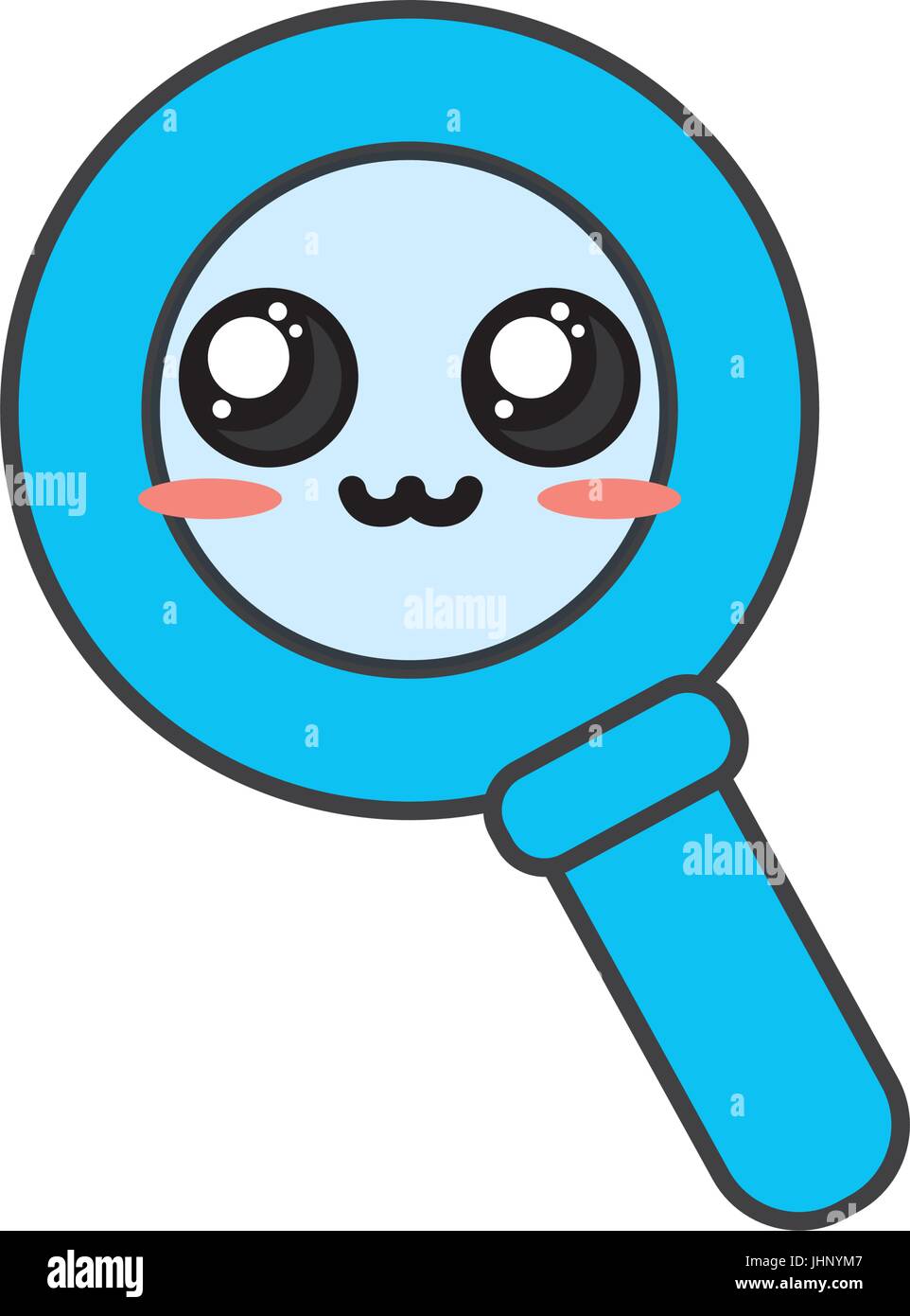 kawaii cute tender magnifying glass Stock Vector Image & Art - Alamy
