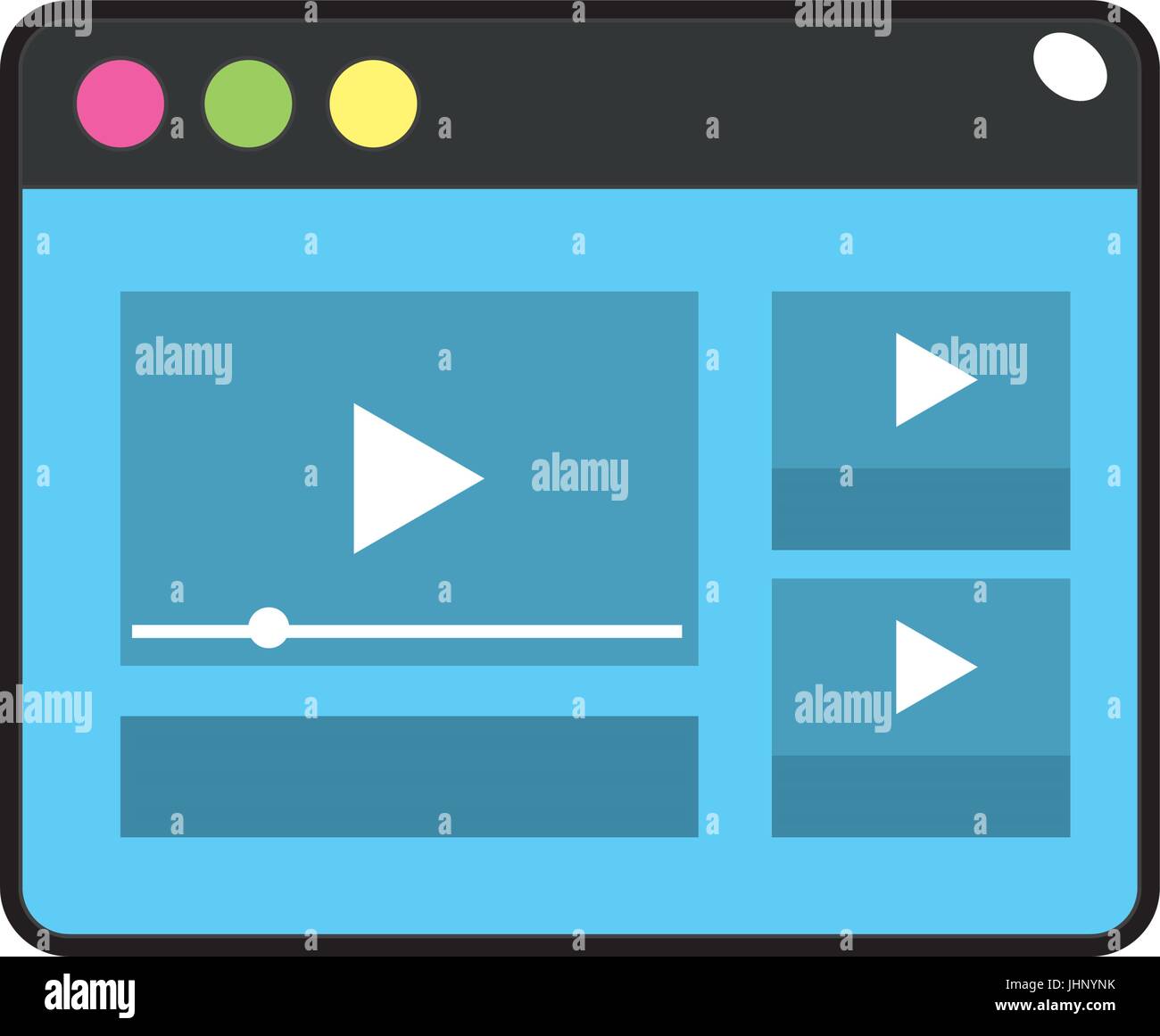 website with important videos information Stock Vector Image & Art - Alamy