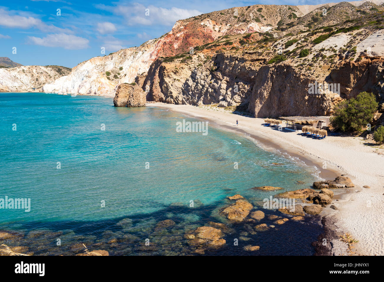 Firiplaka Beach, long and popular beach situated at the southern side ...