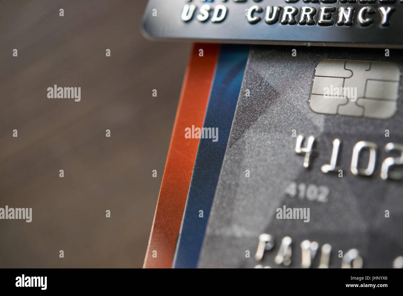 bunch of us dollars currency payment credit cards platinum customer ...