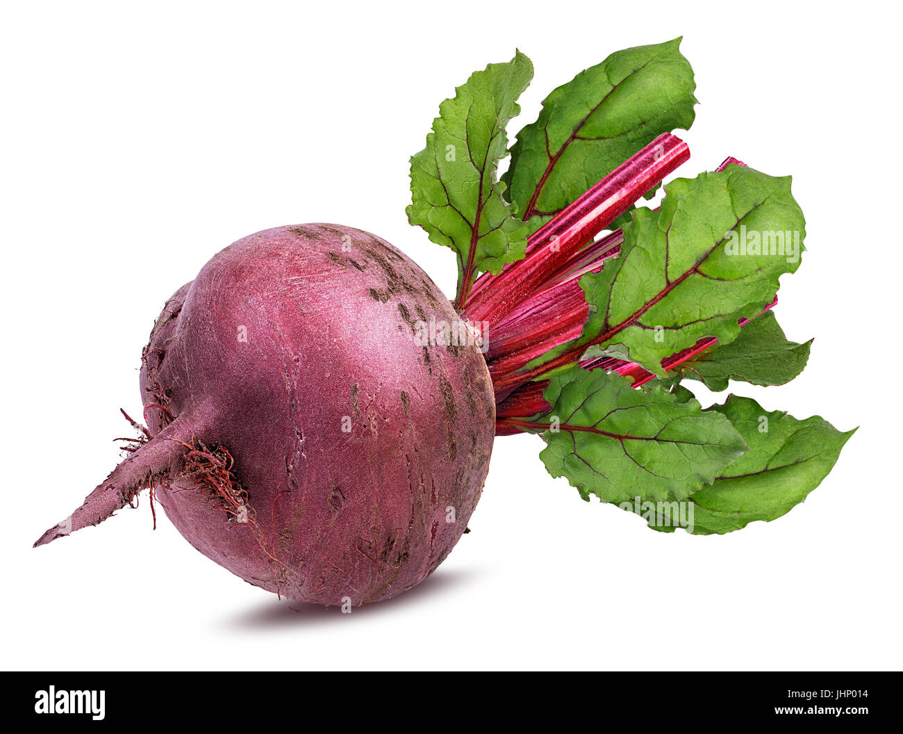 Beetroot with leaves isolated on white Stock Photo - Alamy