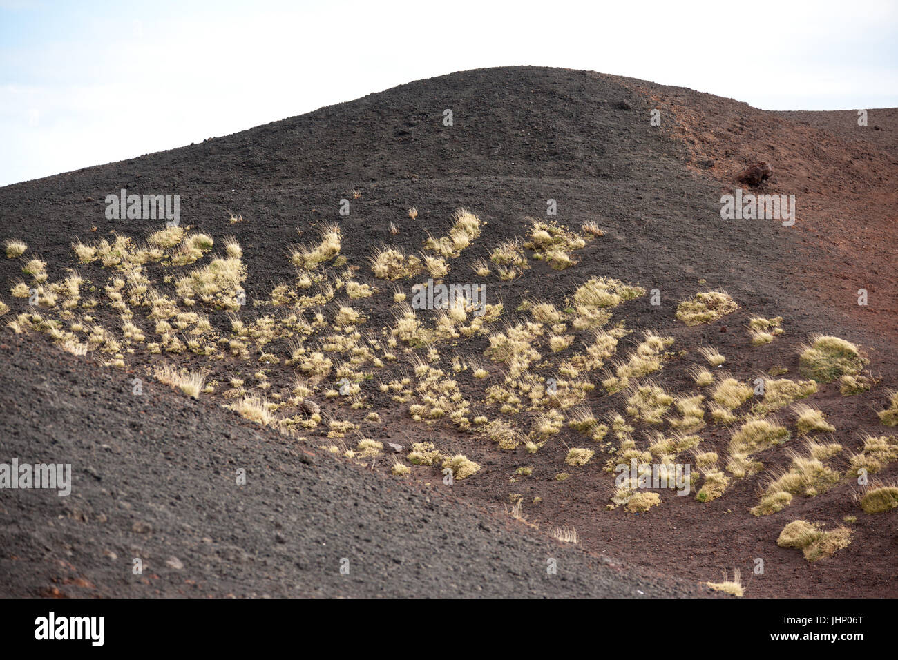 Sicily, Italy, Italia, Volcan Ethna, with lava fields from eruption and ...
