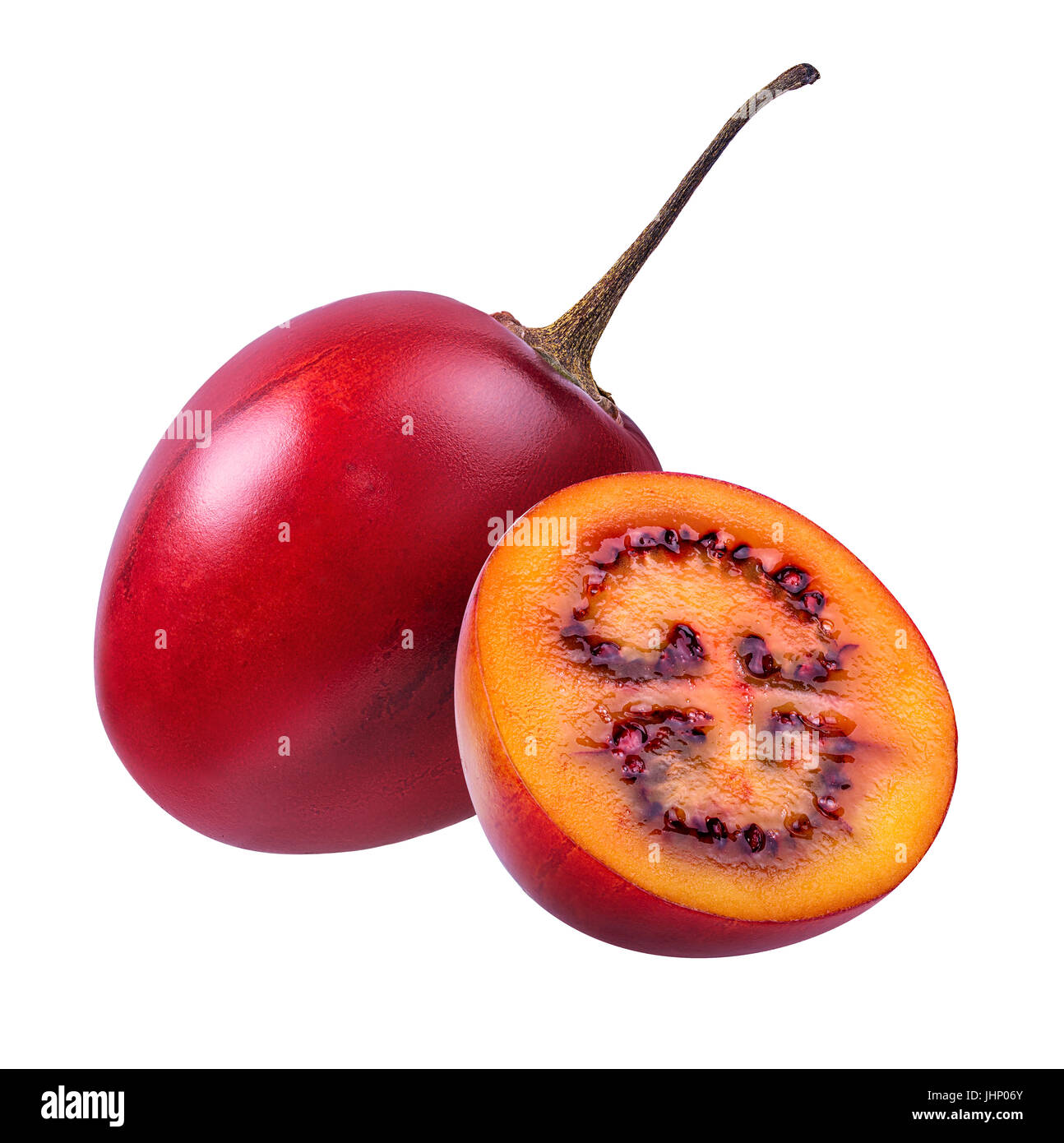 tamarillo isolated on white background Stock Photo - Alamy