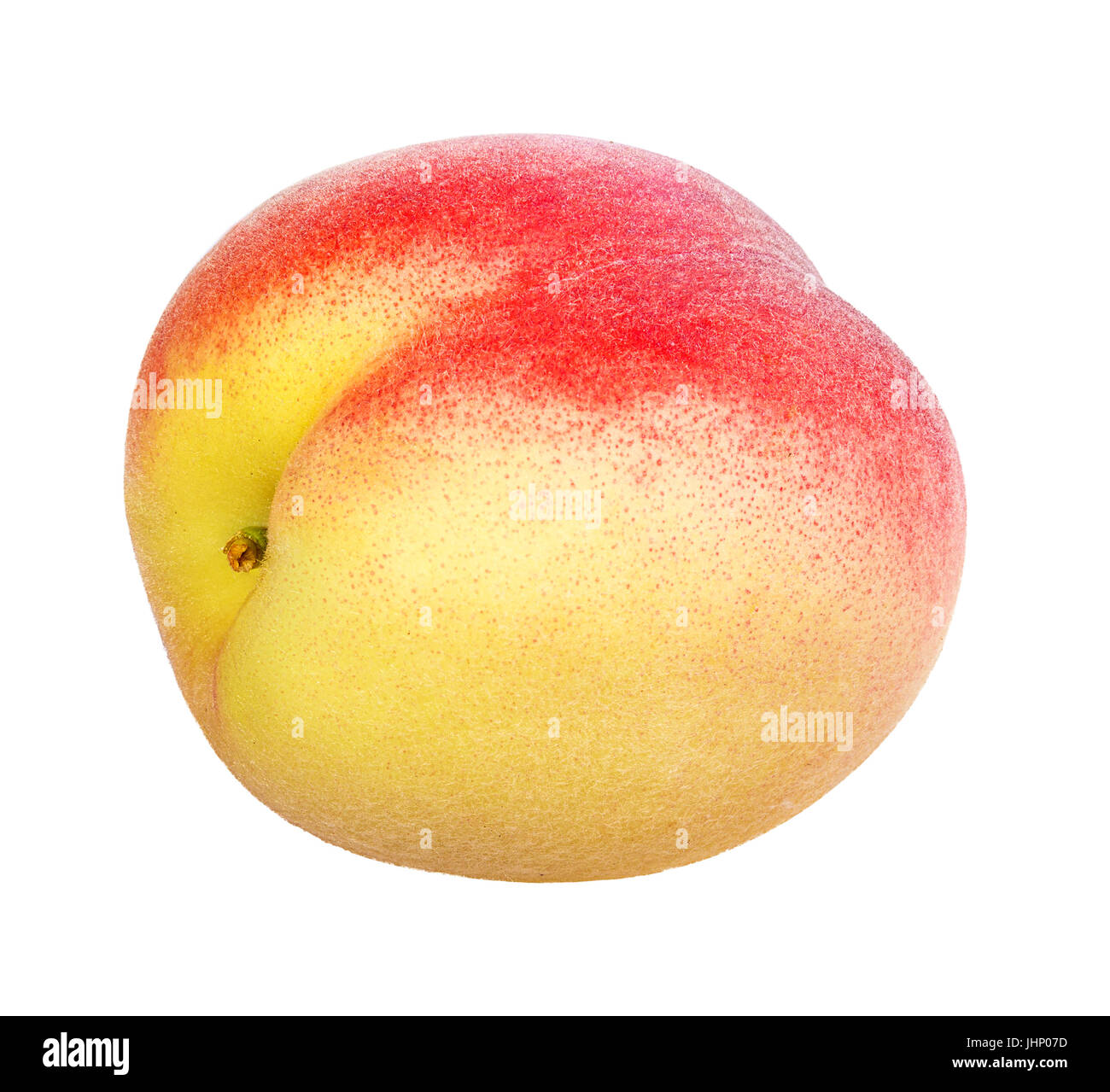 Peach isolated on white background Stock Photo - Alamy