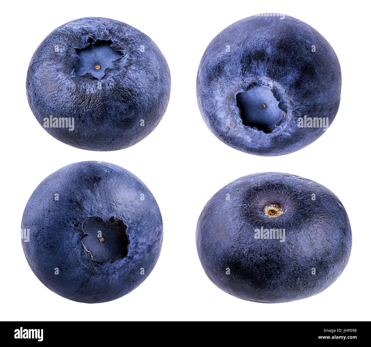 bilberry, blueberries isolated on white background Stock Photo - Alamy