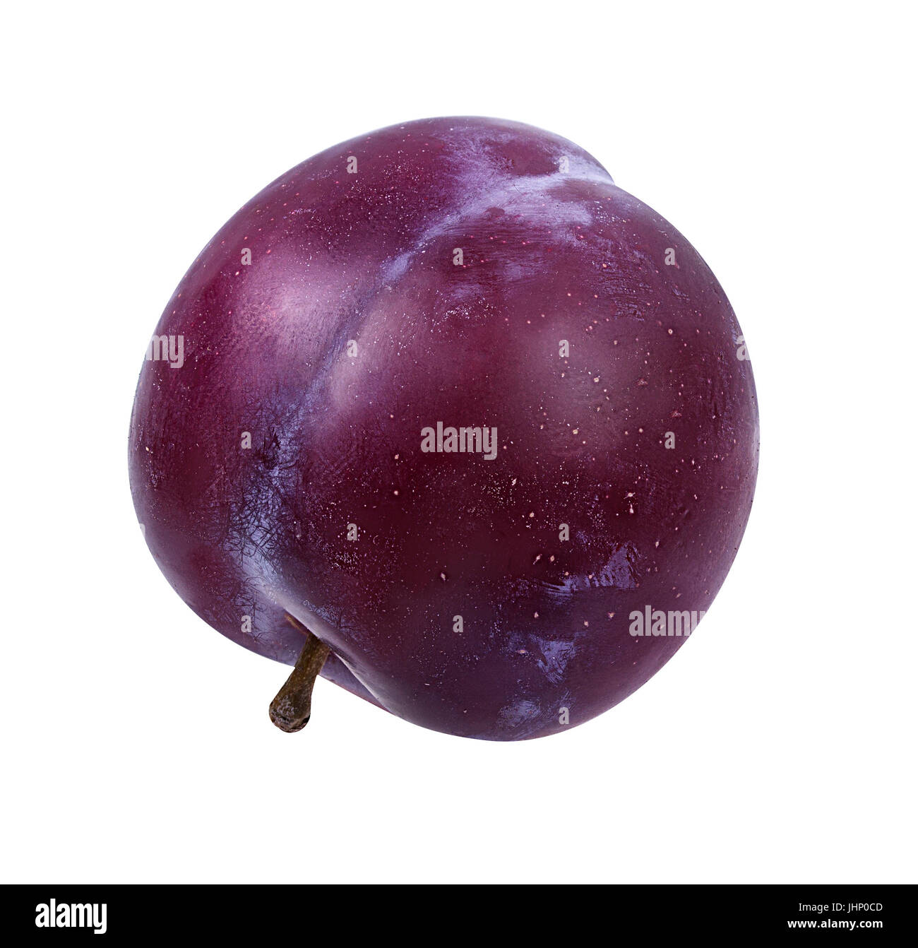 plum on a white background Stock Photo - Alamy