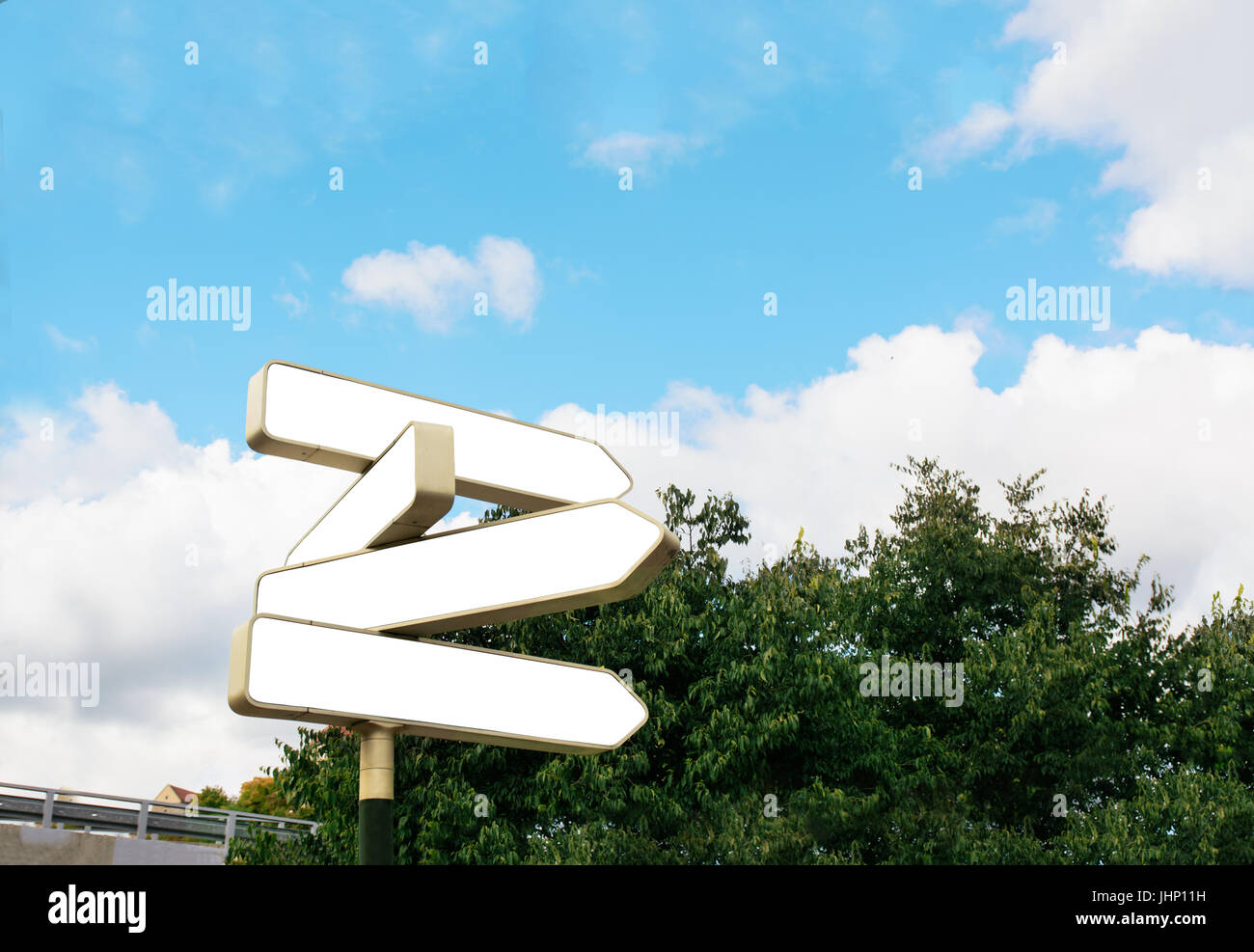 Decorative street signpost multiple directional hi-res stock ...