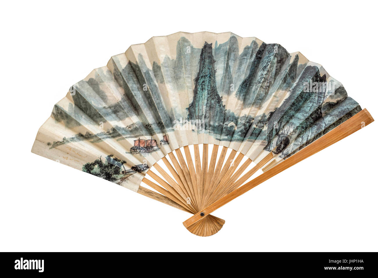 Vintage Chinese Folding Fan High Resolution Stock Photography and ...