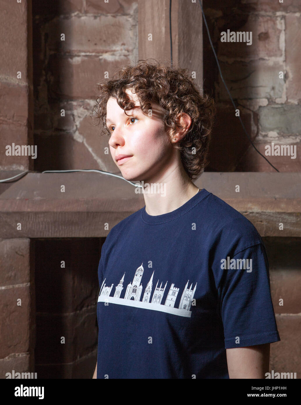 17-year-old Saskia Frisby pictured in 2016 in Worcester Cathedral bell ...