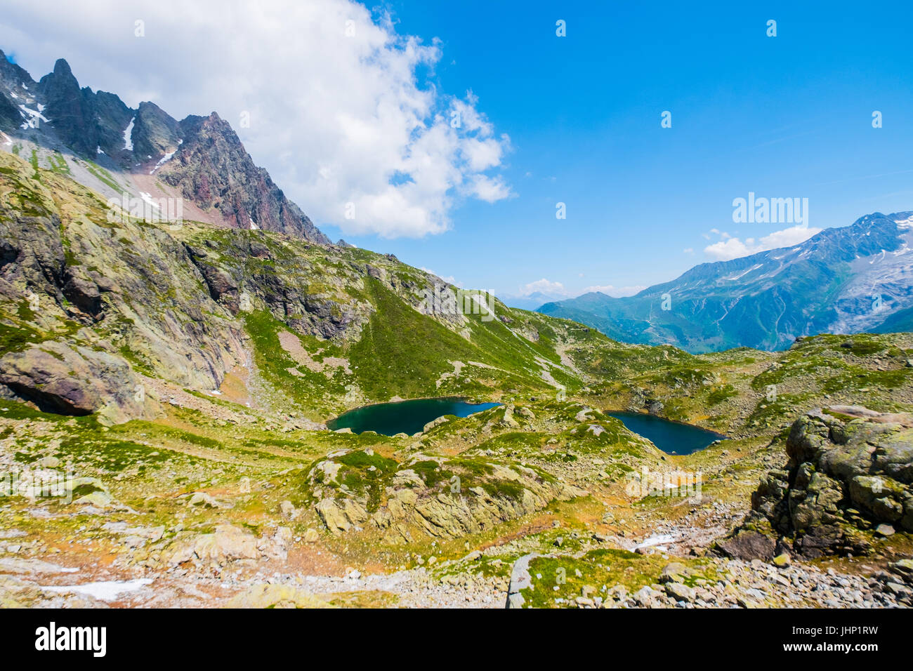 Lake of Cheserys, Chamonix, France Stock Photo - Alamy