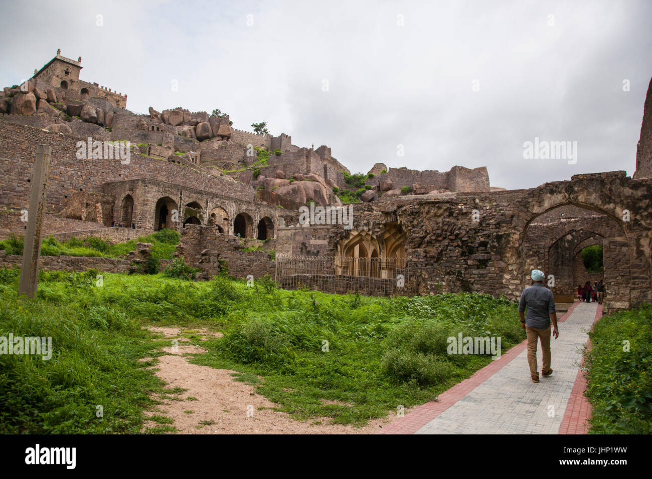 The grand old Fort of Golconda at Hyderabad is a spectacular ...