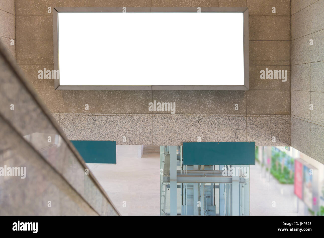 Billboard or empty poster advertise on City Street for new ...