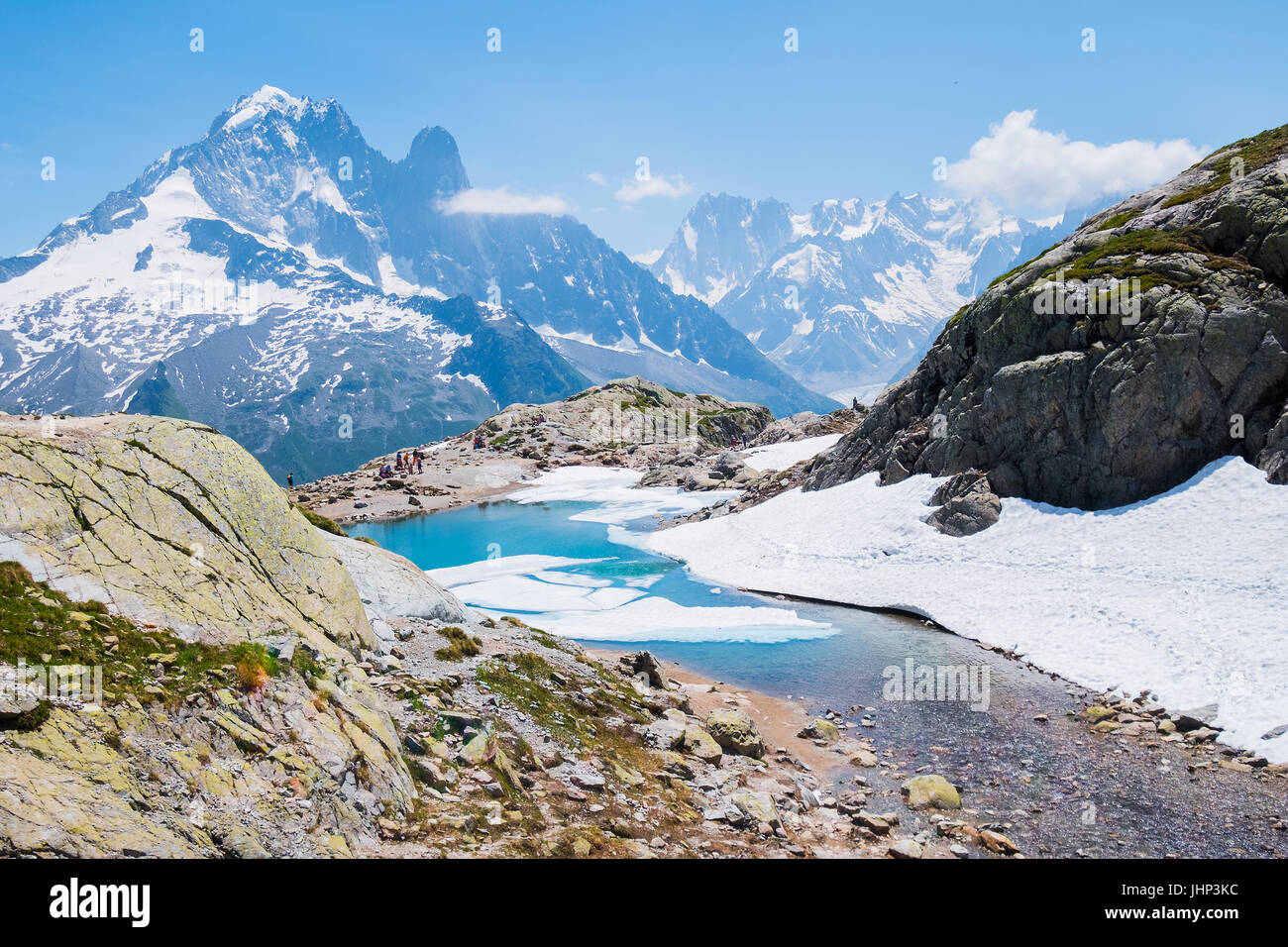 The Lac Blanc, Chamonix, France Stock Photo - Alamy