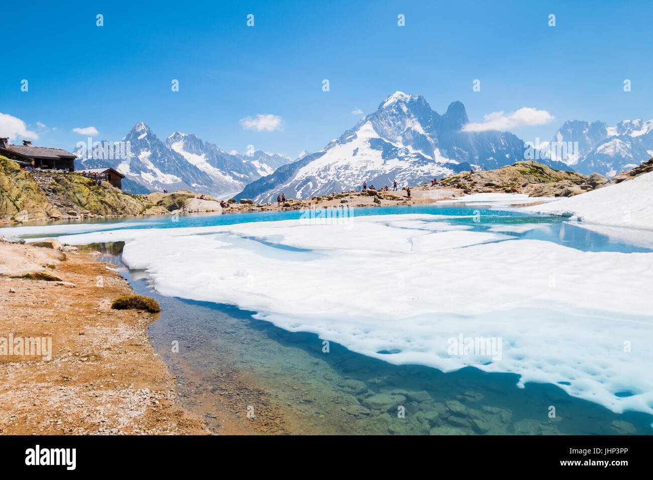 The Lac Blanc, Chamonix, France Stock Photo - Alamy