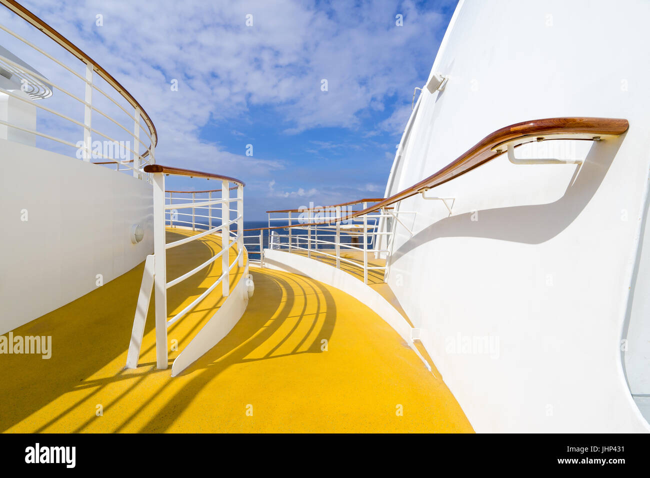 Running course at the funnel of AIDAsol. AIDAsol is a Sphinx class ...