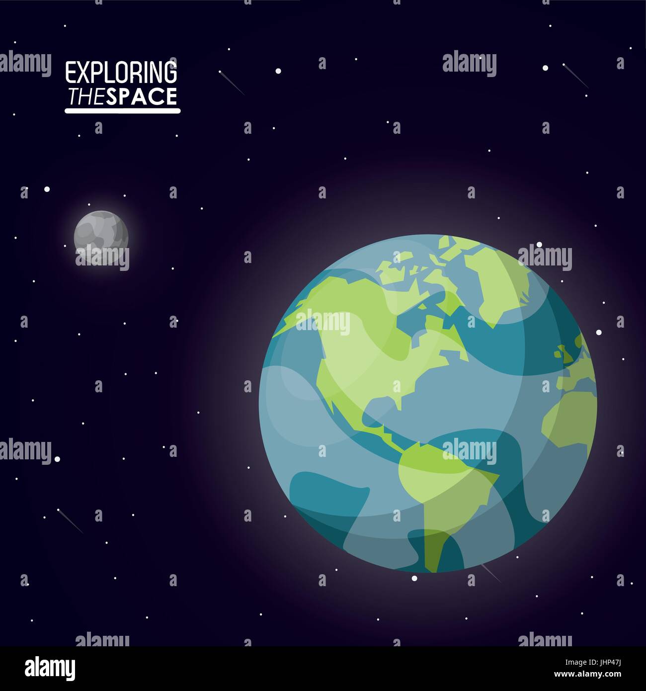 Exploring outer space Stock Vector Images - Alamy